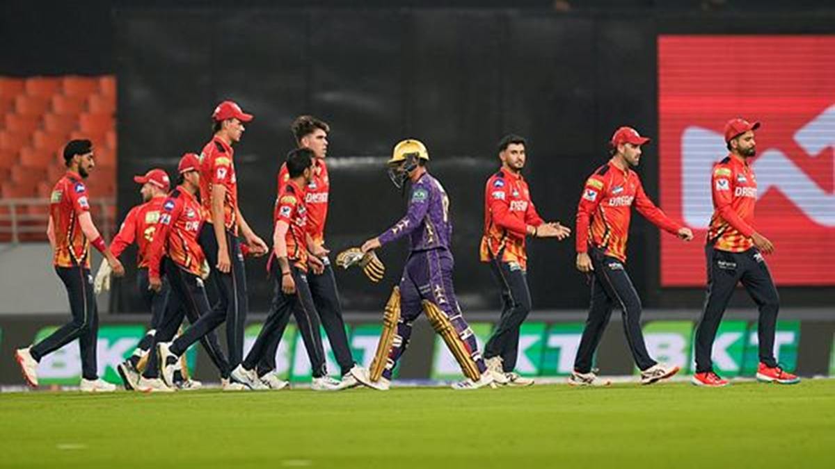 PBKS vs KKR IPL 2025 Punjab Kings defend lowest total in IPL history beats Kolkata Knight Riders ...