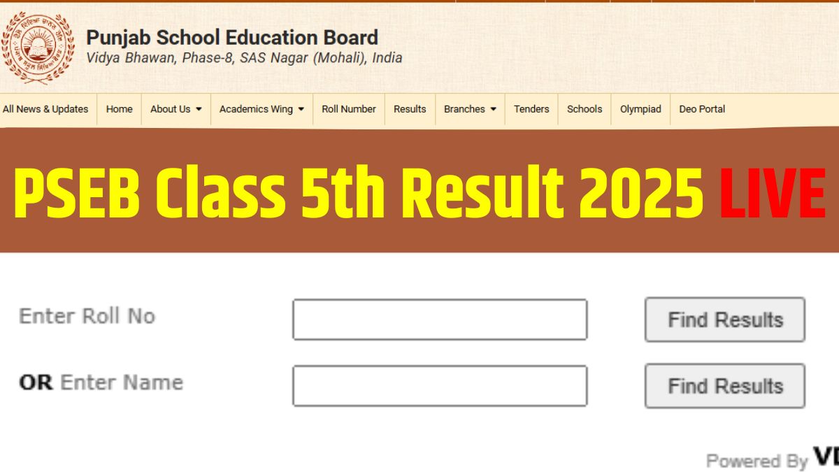 Punjab Board Class 8th Result Date and Time Live Update, kab aayega ...