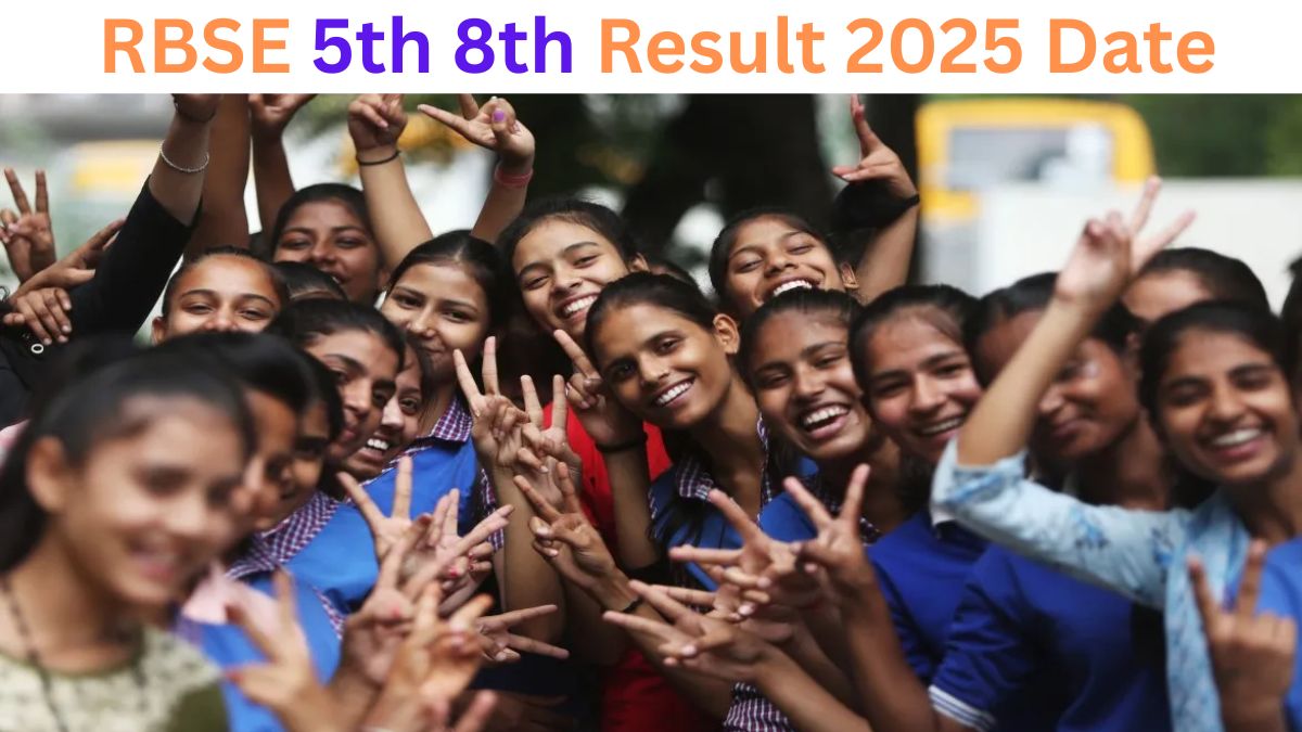 rbse 5th 8th result 2025 date time kab aayega rajasthan board class 5th 8th result check online ...