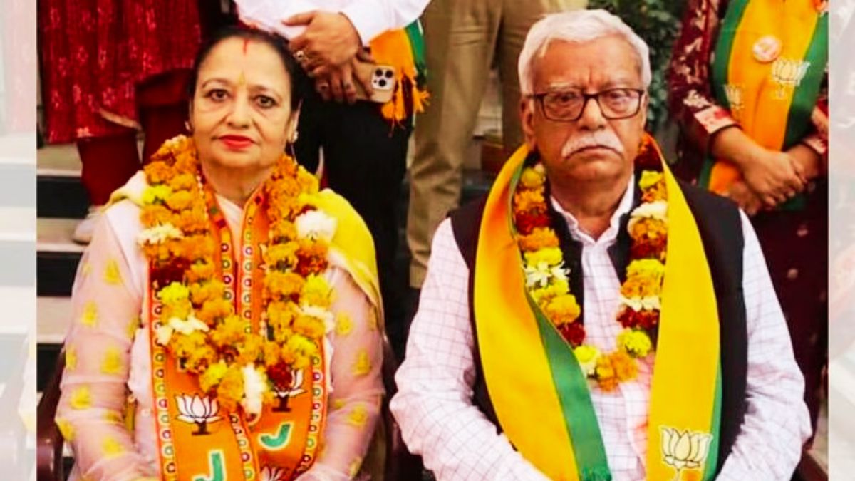 gurugram mayor raj rani malhotra appointed husband as advisor congress ...