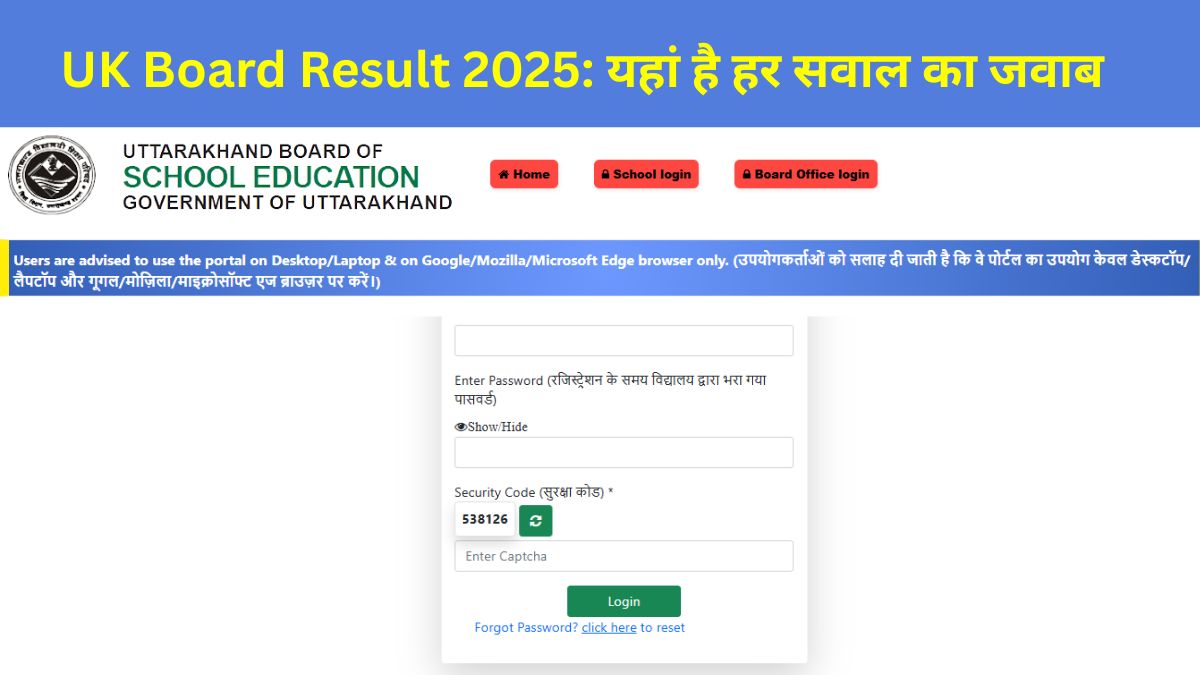 UK Board Result 2025 released on 19th April, Know How to Download Uttarakhand 10th, 12th Result ...