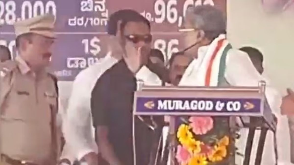 Karnataka CM Siddaramaiah raises hand on ASP Narayan Bharamani bjp target -'किसने कहा कि औरंगजेब ...