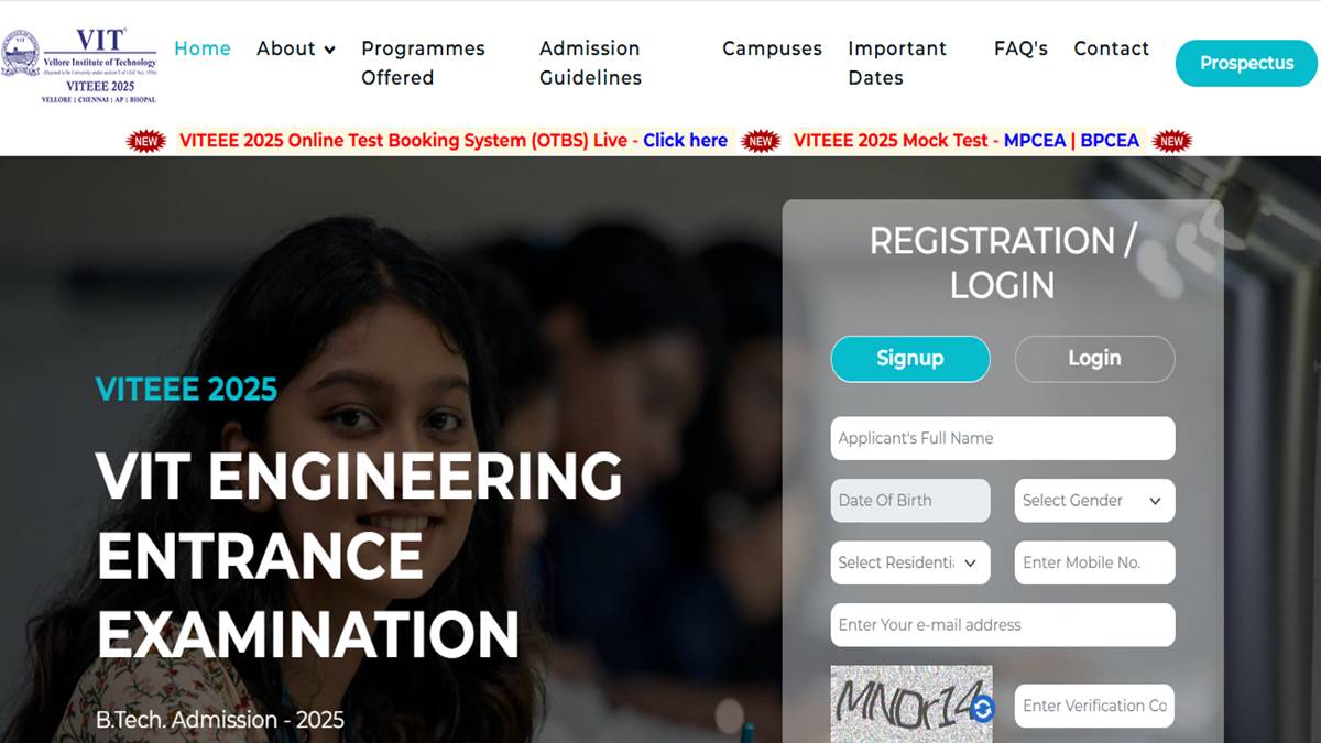 VITEEE 2025 admit card out download from official website viteee.vit.ac ...