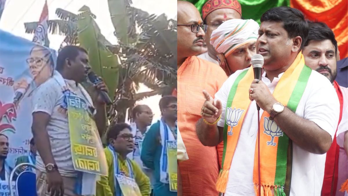 Murshidabad violence Tmc MP Bapi Halder controversial statement bjp Sukanta Majumdar attack ...