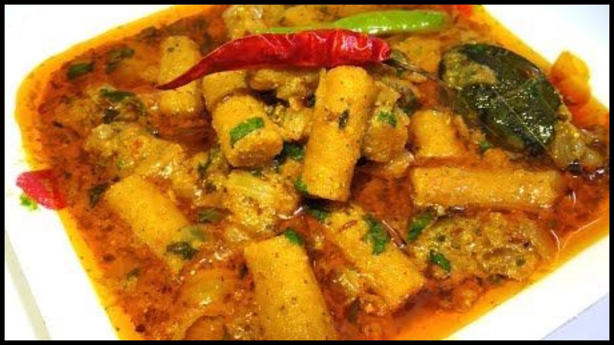 Besan Gatte Ki Sabzi recipes- च-डिनर में घर पर ही बनाएं राजस्थानी बेसन ...