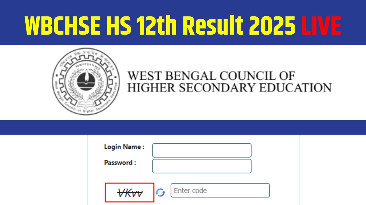 wbchse.wb.gov.in, WB HS Result 2025 LIVE: पश्चिम बंगाल बोर्ड 12वीं ...