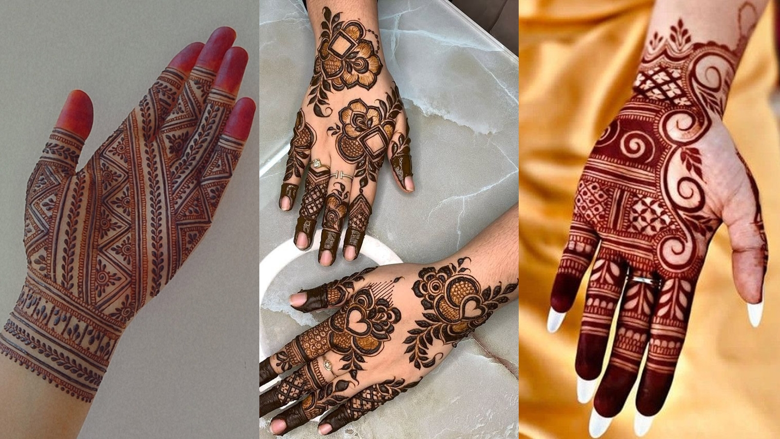 Stylish Mehndi Designs Patterns That Look Stunning with your Engagement ...
