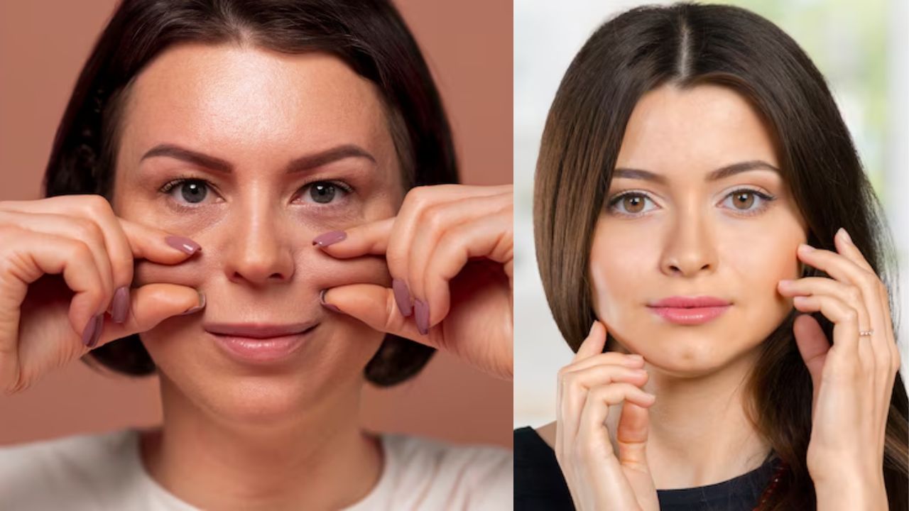 Face yoga to reduce puffiness puffy eyes and dark circles | Jansatta