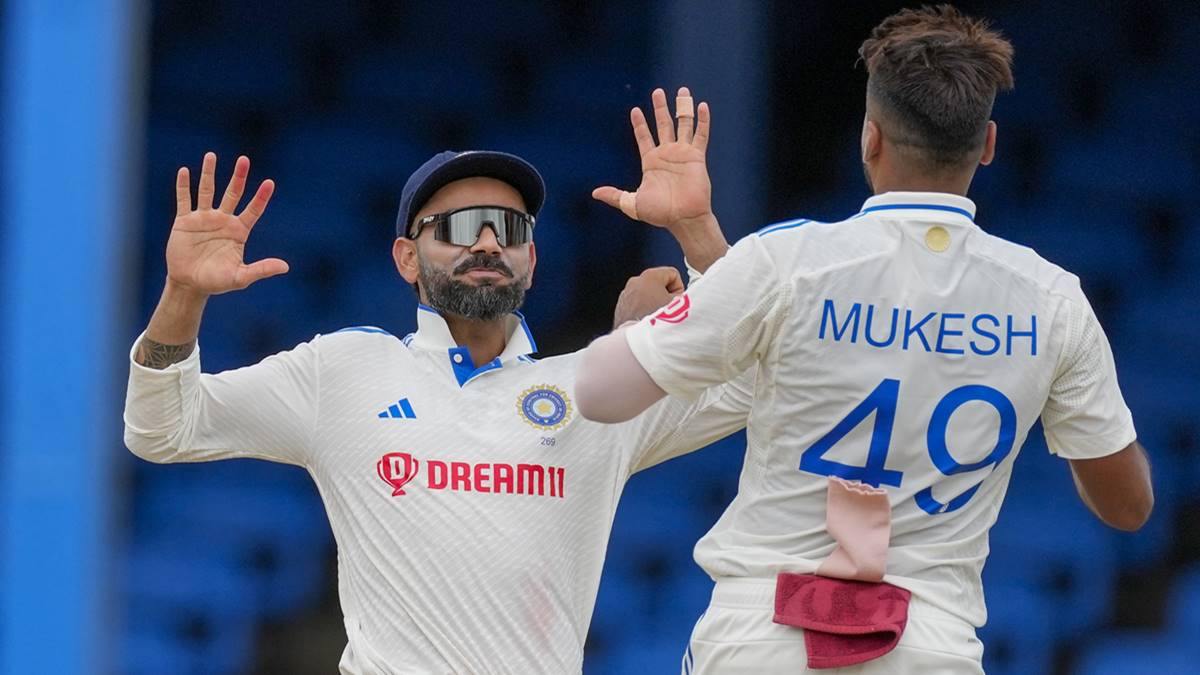 IND vs ENG Mukesh Kumar Jersey Number 18 Indian Team Virat Kohli BCCI ...