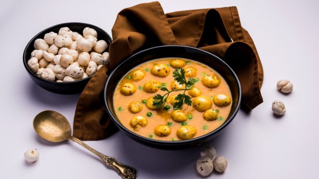 Halwai style makhana ki sabji makhana curry recipe | Jansatta