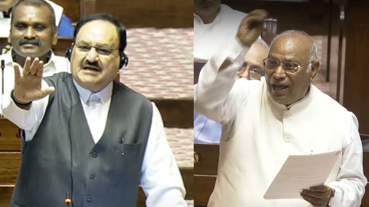 rajya sabha mallikarjun kharge demand discussion on operation sindoor jp nadda jagdeep dhankhar ...