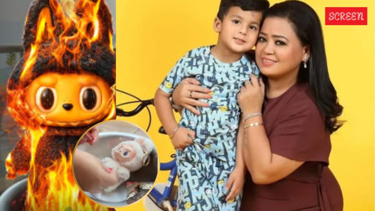 Bharti Singh burnt Labubu Doll noticed changes in her son golla ...