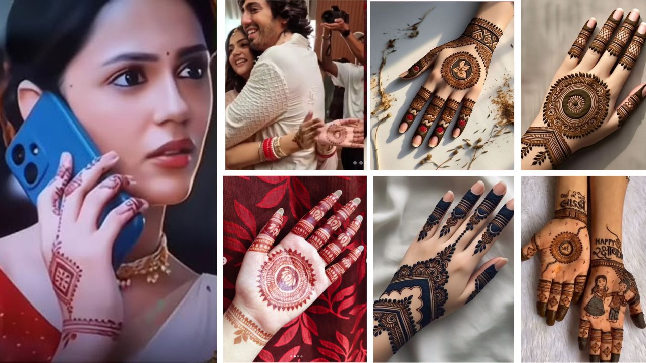 Saiyaara फेम अनीत पड्डा की तरह रक्षाबंधन पर लगाएं मेहंदी, यहां देखें ...